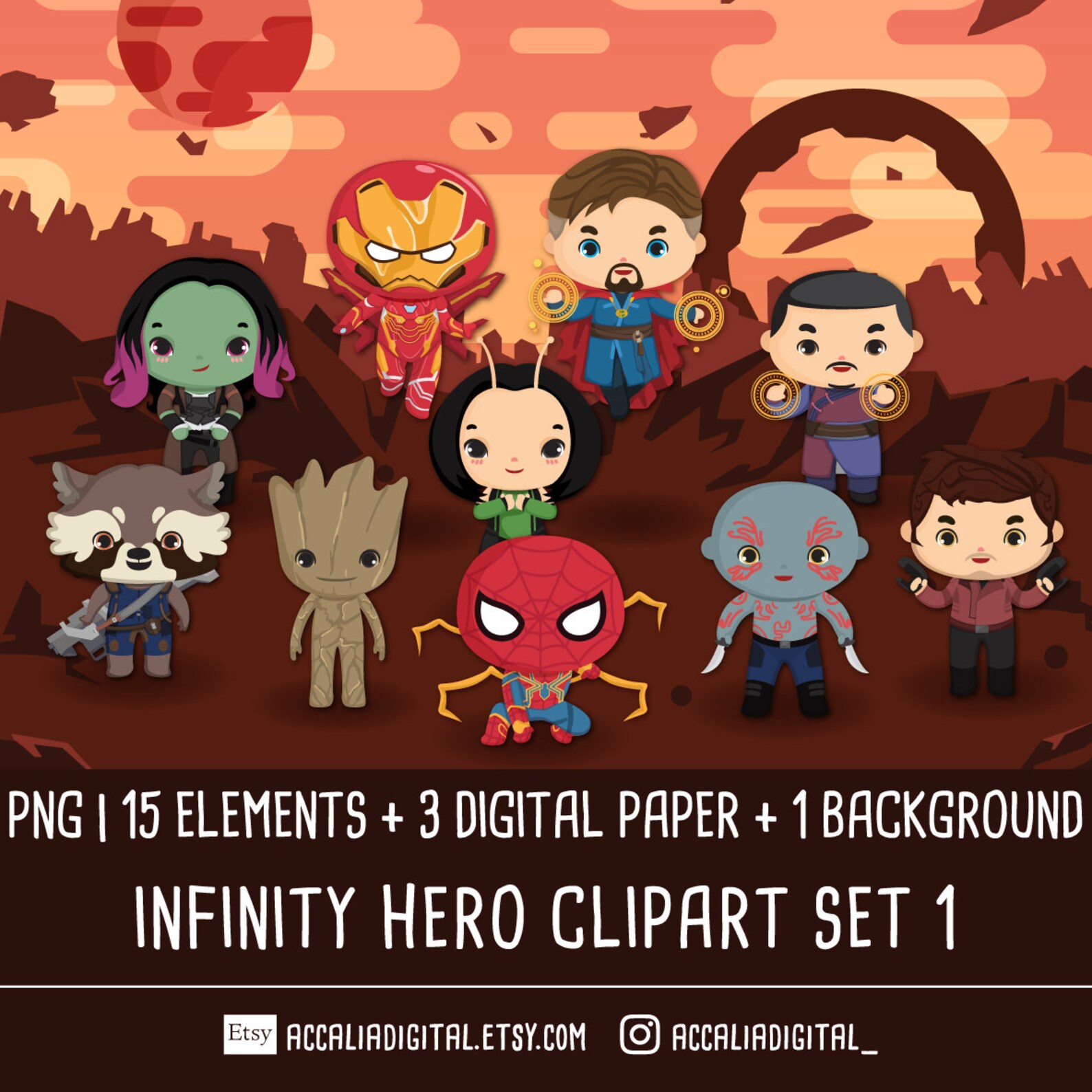 Super Hero Infinity Clip Art Infinity Superhero Sticker - Etsy