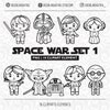 Woodland Student Animals Clipart Set 3, Back to School Clipart, Forest ...