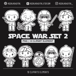 Space Wars Svg, Space Wars Cut File, Rey Vector, Kylo Ren Vector, Space ...