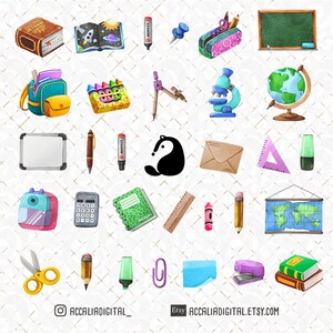 Woodland Student Animal Clipart Bundle, Back to School Clipart, Forest ...