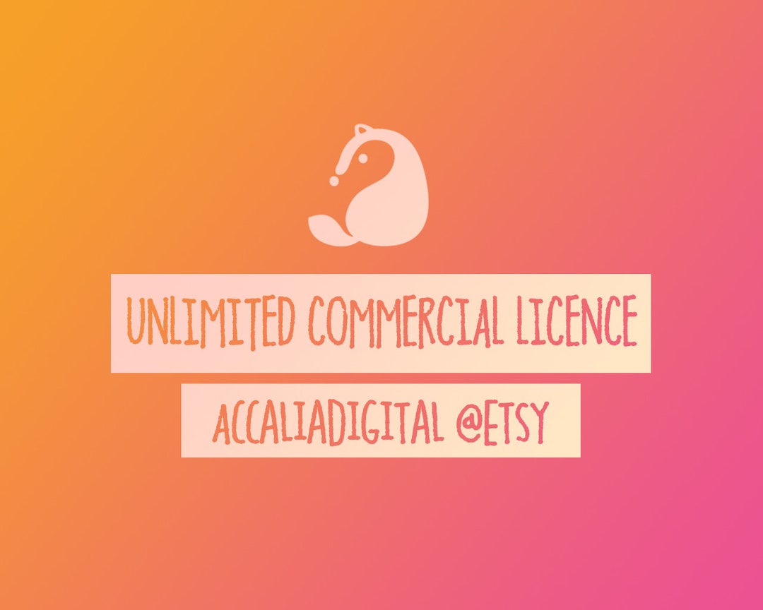 Acaliadigital Unlimited Commercial Use, Commercial Use License No ...