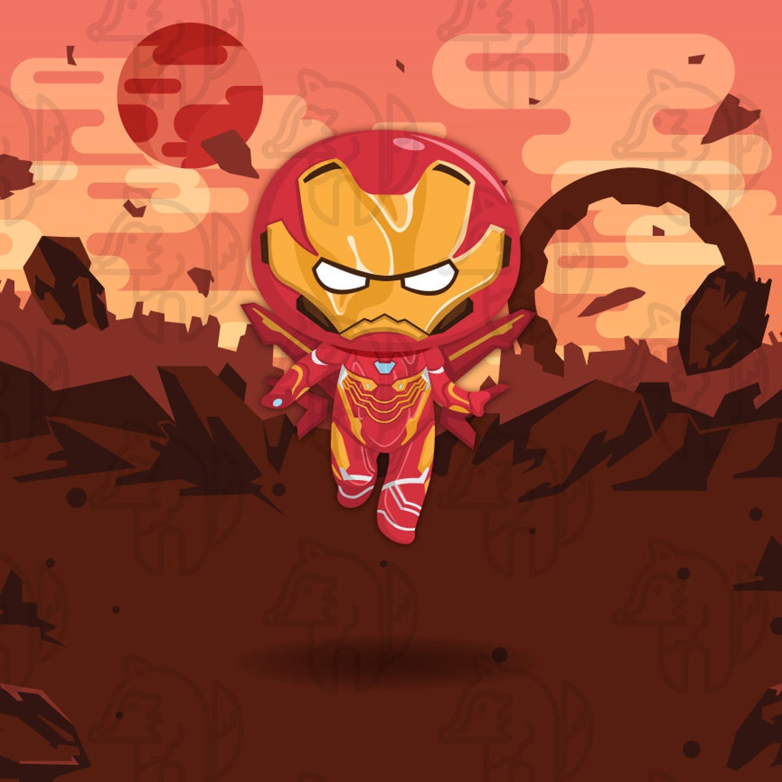 Super Hero Infinity Clip Art Infinity Superhero Sticker | Etsy