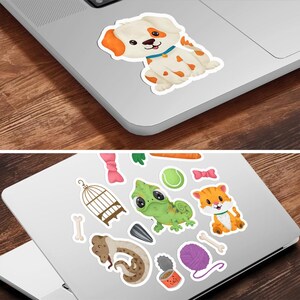 Pet Animal Clipart - Cute Digital Clip Art - Dog and Cat Clip Art ...