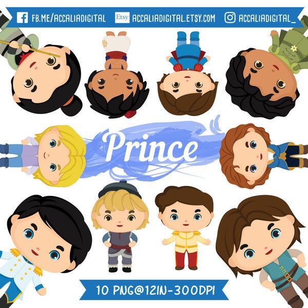 Prince Clip Art - Etsy