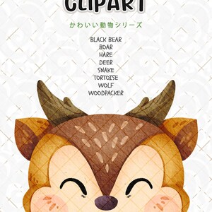 Baby Animal Clipart, Woodland Clipart Set 3, Woodland Nursery Decor ...