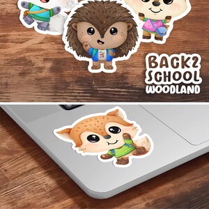 Back-to-school Forest Creatures Art Set 1, Classroom Critters Clipart ...