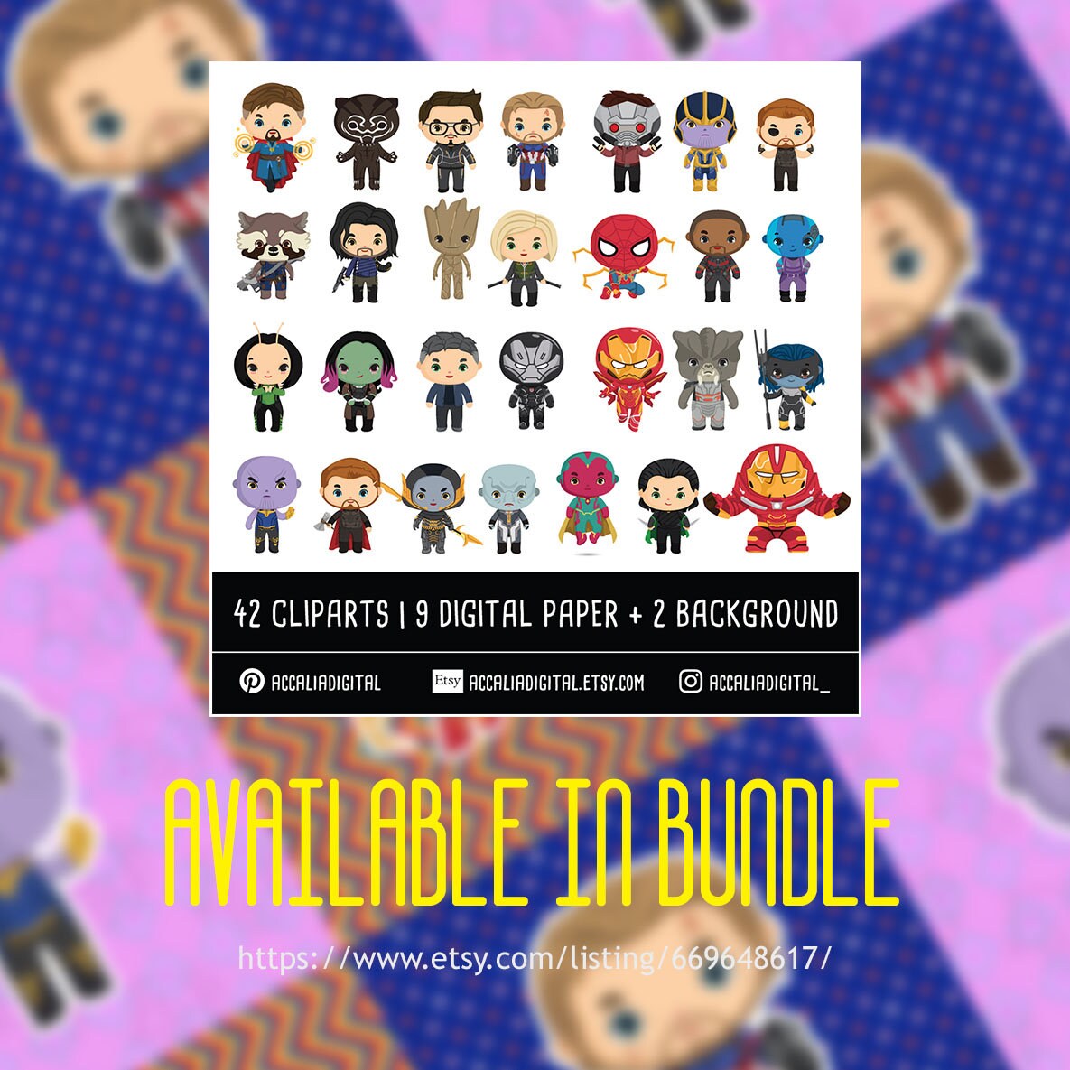 Super Hero Infinity Clip Art Infinity Superhero Sticker | Etsy