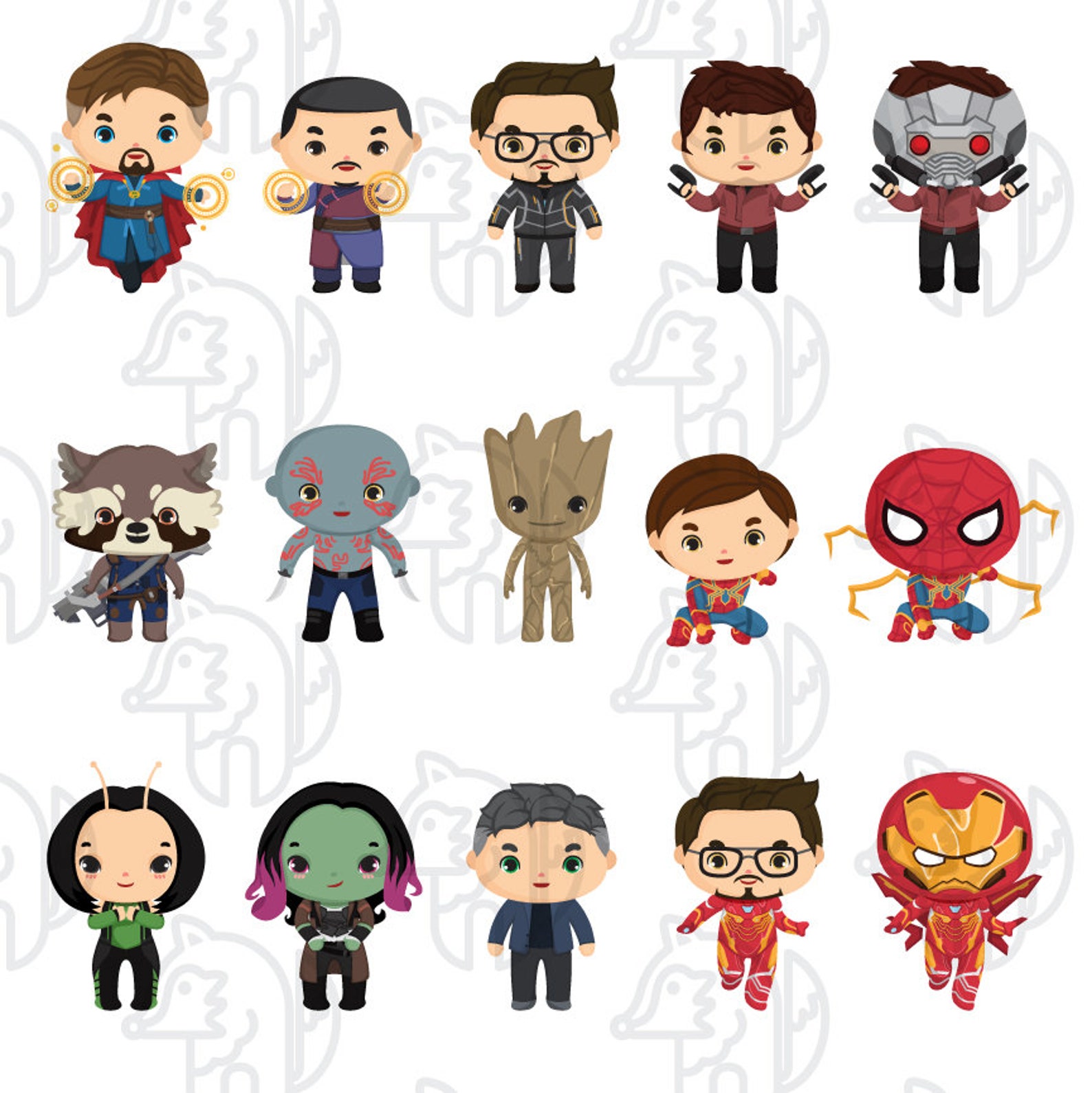 Super Hero Infinity Clip Art Infinity Superhero Sticker - Etsy