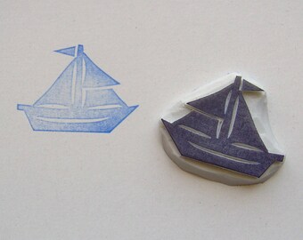 Boat stamp | Etsy
