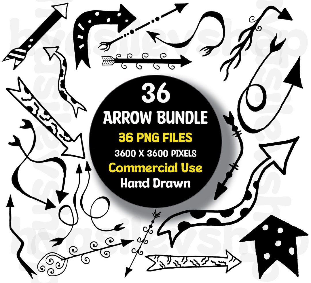36 Arrow PNG, Arrow Bundle, Arrow Elements, Arrows Designs, Arrows ...