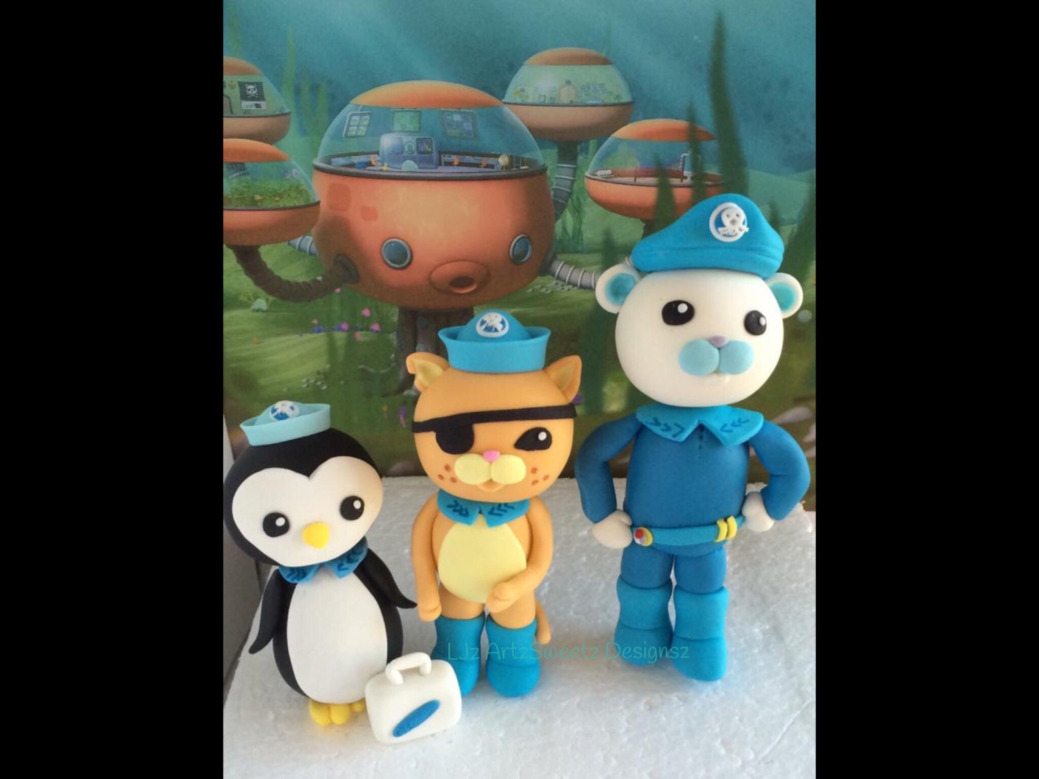 Worldwide Shipping 3D Octonauts Gumpaste Characters Cake - Etsy