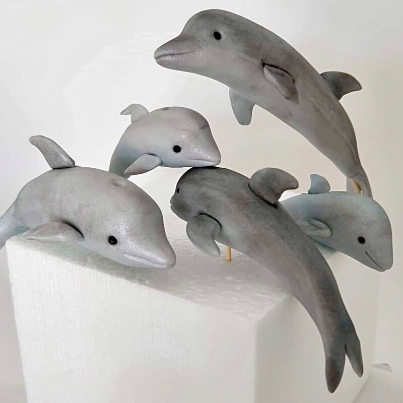 Dolphin Cake Topper - Etsy