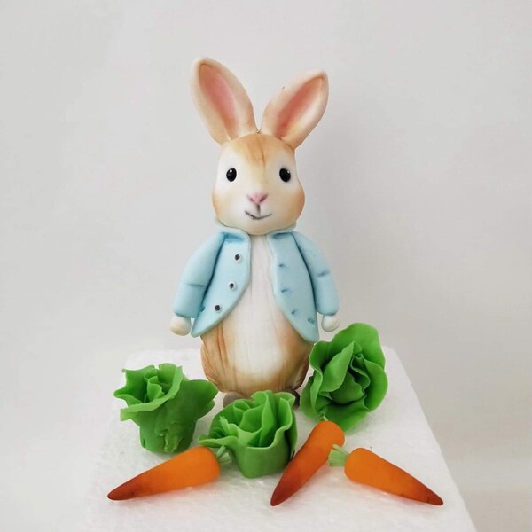 Rabbit Cake Topper - Etsy