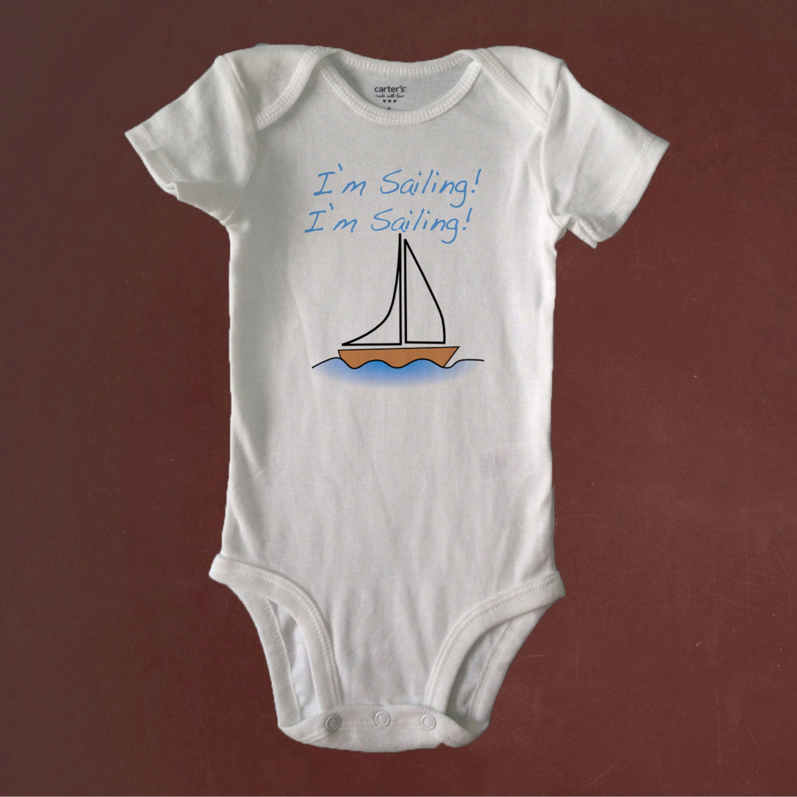 I'M SAILING I'm Sailing What About Bob Quote Cute - Etsy