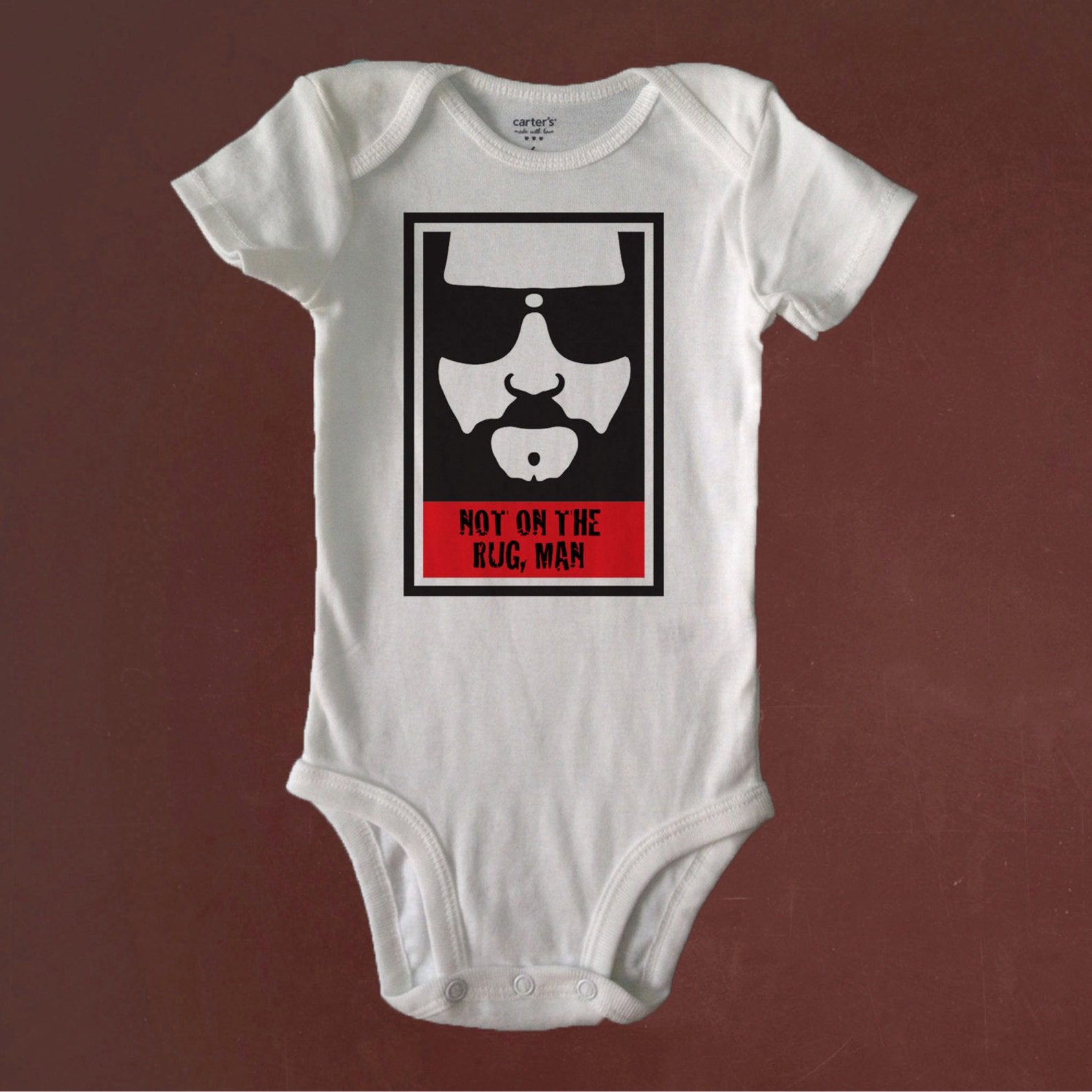 NOT on the RUG, MAN, Two Color Choices, the Big Lebowski, Funny ...