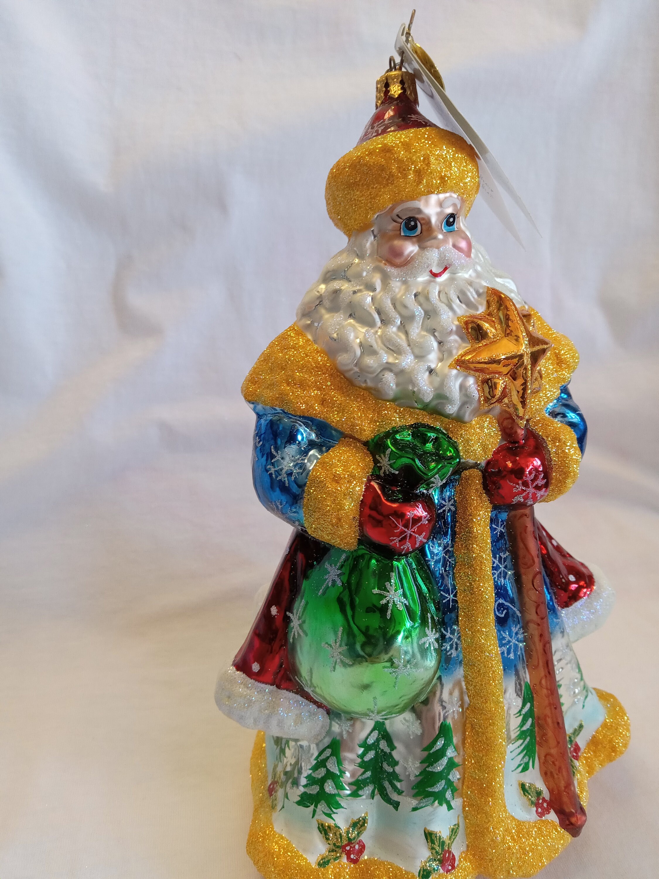 Christopher Radko 25th Anniversary Santa Collection Glass Ornament - Etsy