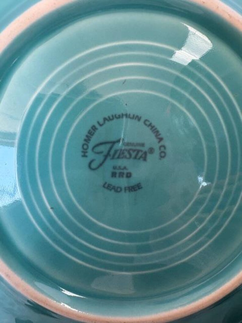 Homer Laughlin Fiestaware 7.25" Salad Plates - Etsy