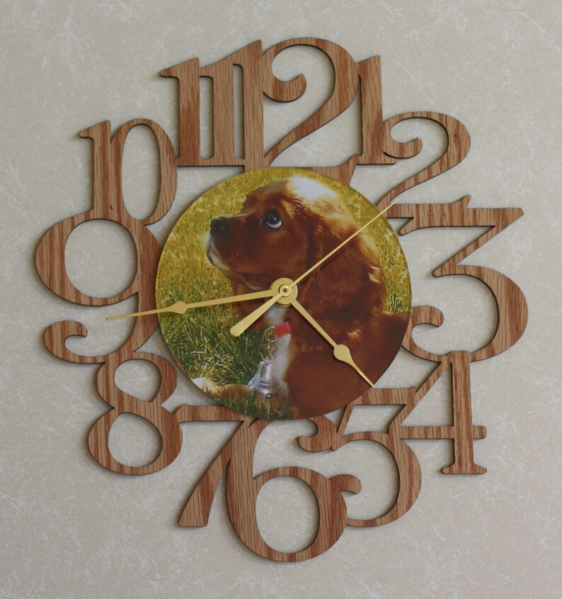 PERSONALIZED PHOTO Wall Clock KIT You Customize With Your | Etsy