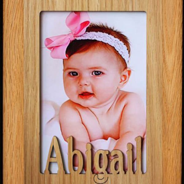 Name Picture Frame Insert - Etsy