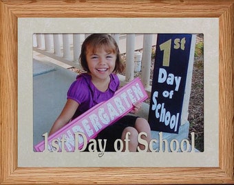 1st Day School Photo Frame - Etsy