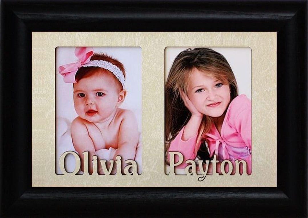 Personalized Wallet Photo Frame - Holds 2, 3, or 4 Portrait 2x3 Wallet ...