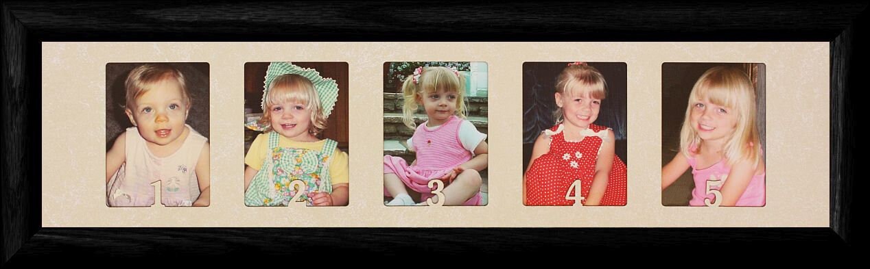 BABY'S FIRST FIVE Years Picture Collage Photo Frame - Etsy