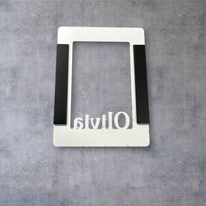 Personalized Photo Magnet Frame - 2x3 Inch Wallet Size Fridge Picture ...