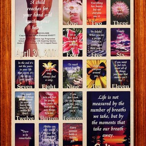 12x16 Personalized Age Progression Frame With Name - Birth to Eighteen ...