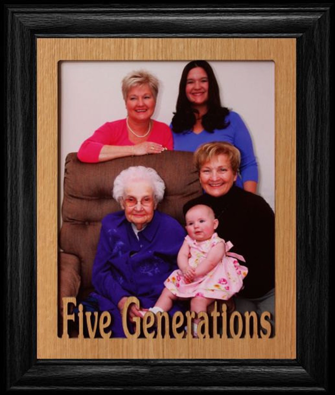 8x10 GENERATIONS Portrait Picture Frame Three Generations, Four ...