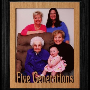8x10 GENERATIONS Portrait Picture Frame Three Generations - Etsy
