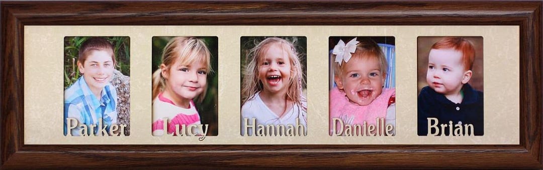 Personalized Wallet Photo Frame, Custom Name Frame - Grandchildren ...