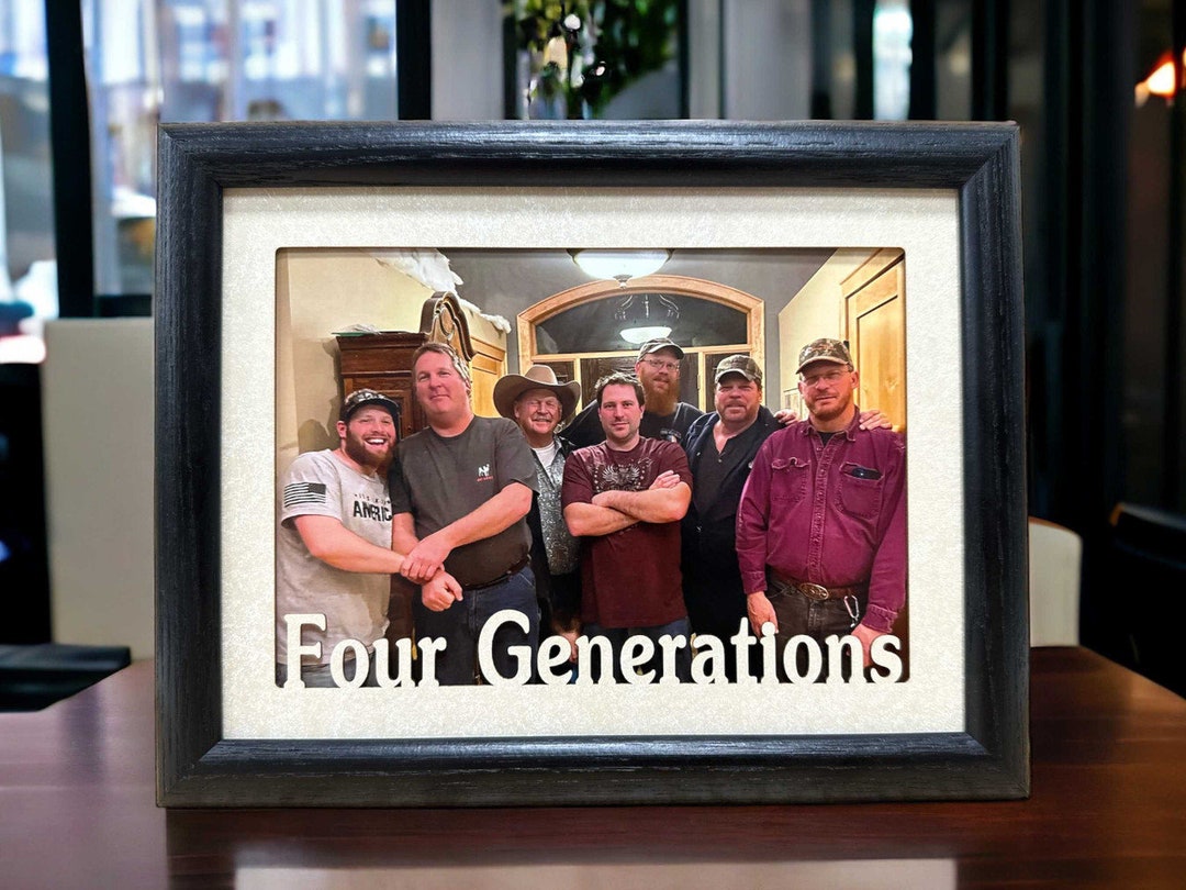 5x7 Jumbo, Generations Picture Frame - Three, Four, or Five Generations ...