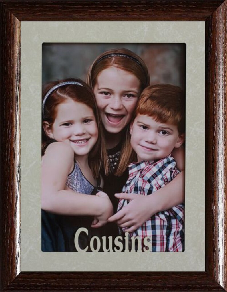 5x7 JUMBO COUSINS Photo Frame Holds a 5x7 Photo A - Etsy