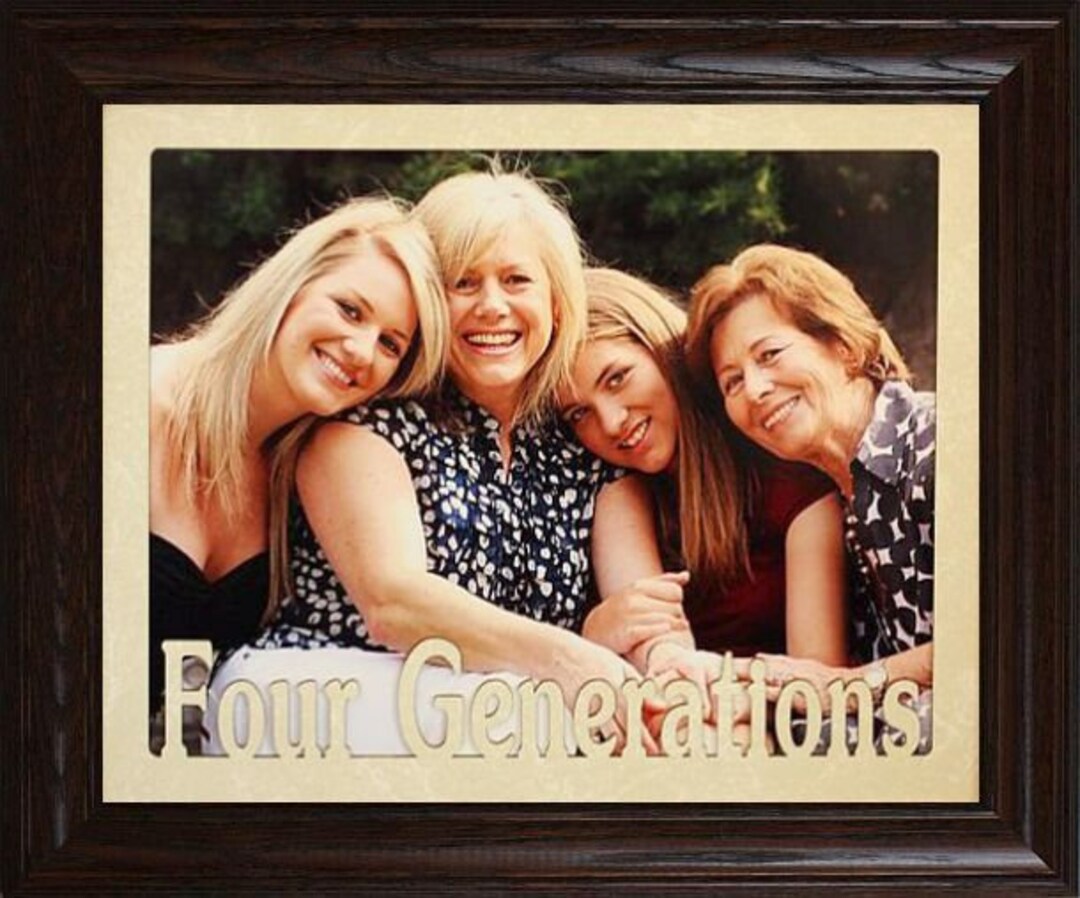 8x10 GENERATIONS Picture Frame , Three Generations, Four Generations or ...