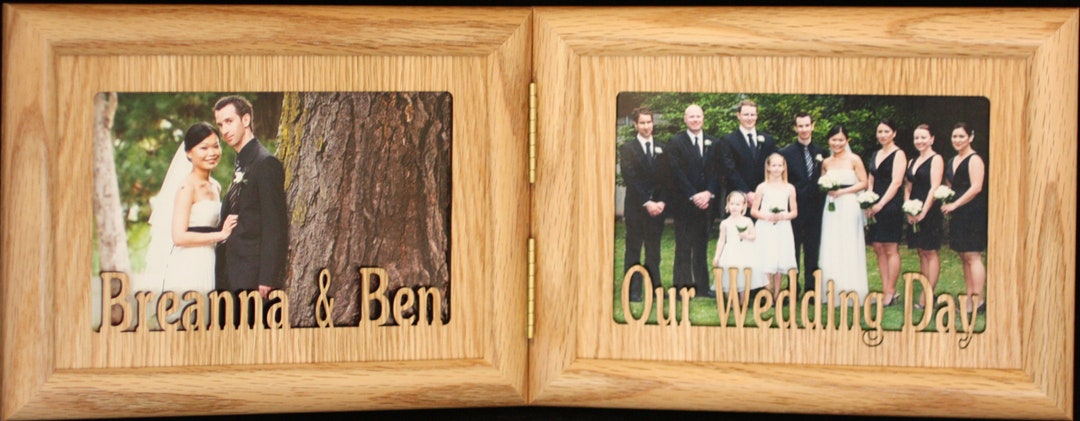 Double Hinged 5x7 Personalized Graduation Photo Frame, Graduate Gift ...