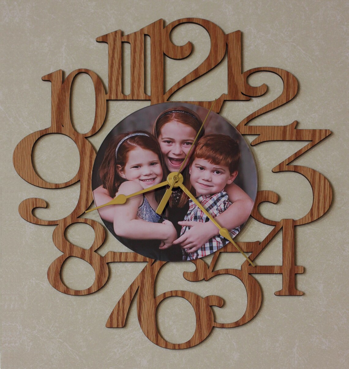 PERSONALIZED PHOTO Wall Clock KIT You Customize with Your | Etsy