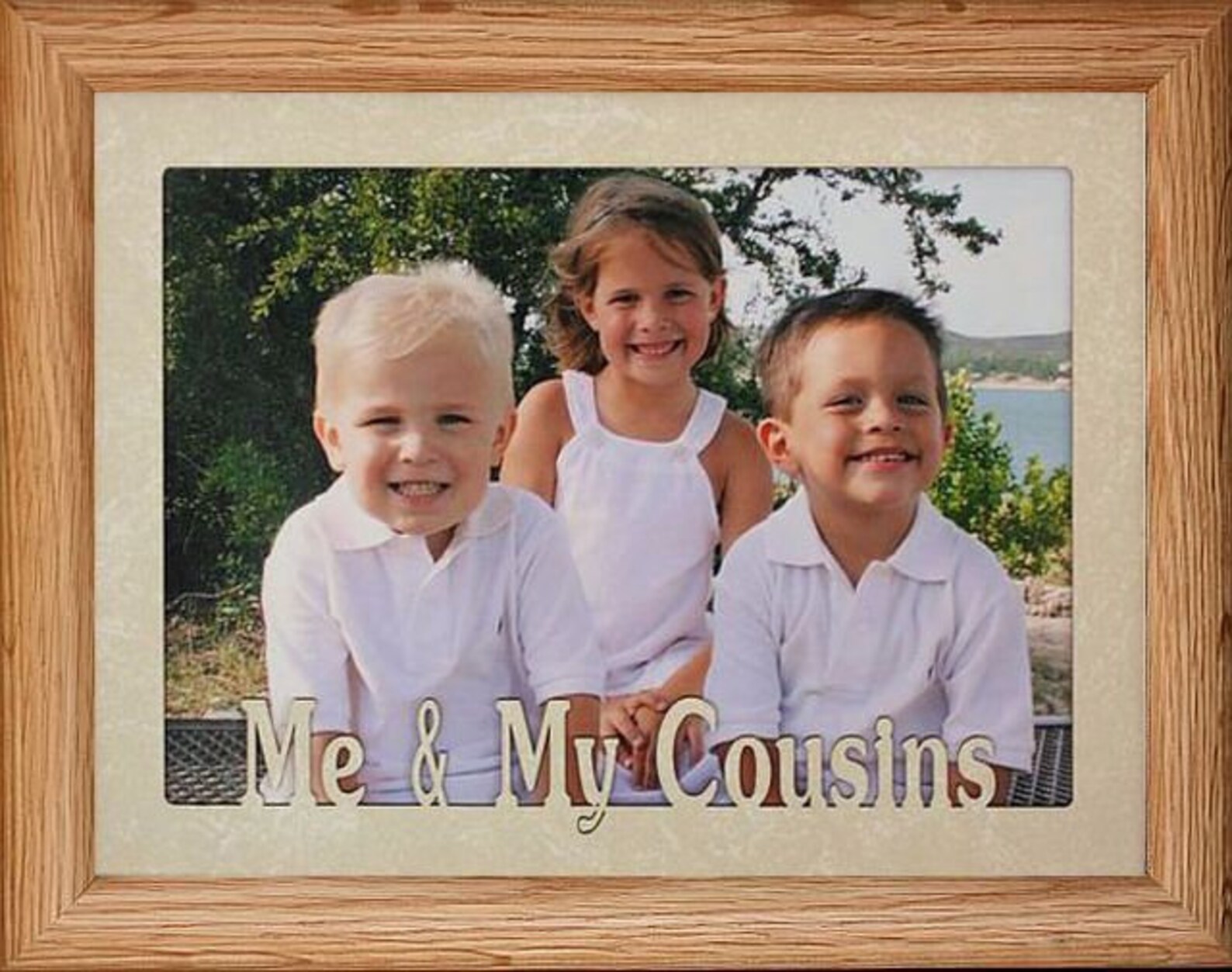 5x7 JUMBO Me & My COUSIN/S Photo Frame Holds a Landscape - Etsy