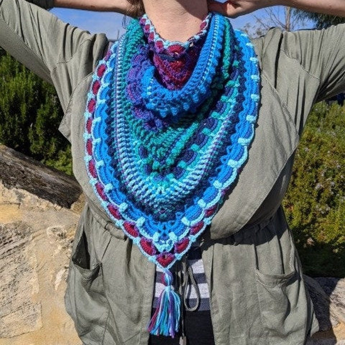 Iridescent Bird Cowl CUSTOM ORDER - Etsy