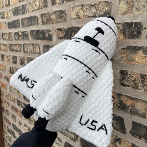 Digital Space Shuttle Crochet Pattern, DIY Space Ship Toy, Space ...