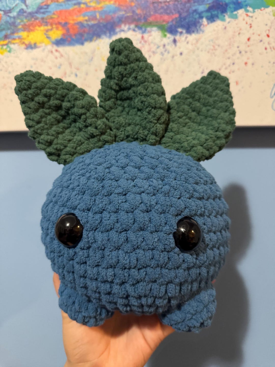 Crochet Oddish Pokemon Plushie, Ready to Ship Pokemon Anime Plush Toy ...