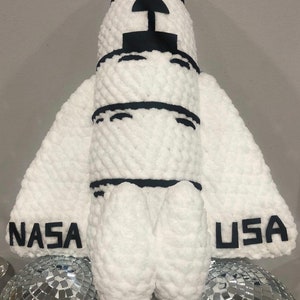 Digital Space Shuttle Crochet Pattern, DIY Space Ship Toy, Space ...