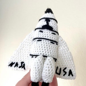 Digital Space Shuttle Crochet Pattern, DIY Space Ship Toy, Space ...