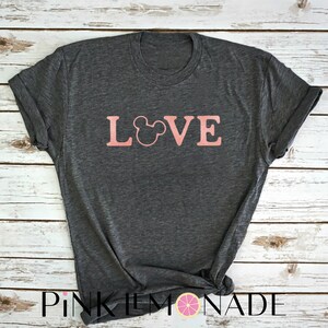 Love Mickey T-shirt. Mickey Shirt. Theme Park Shirt. Womens T-shirt ...