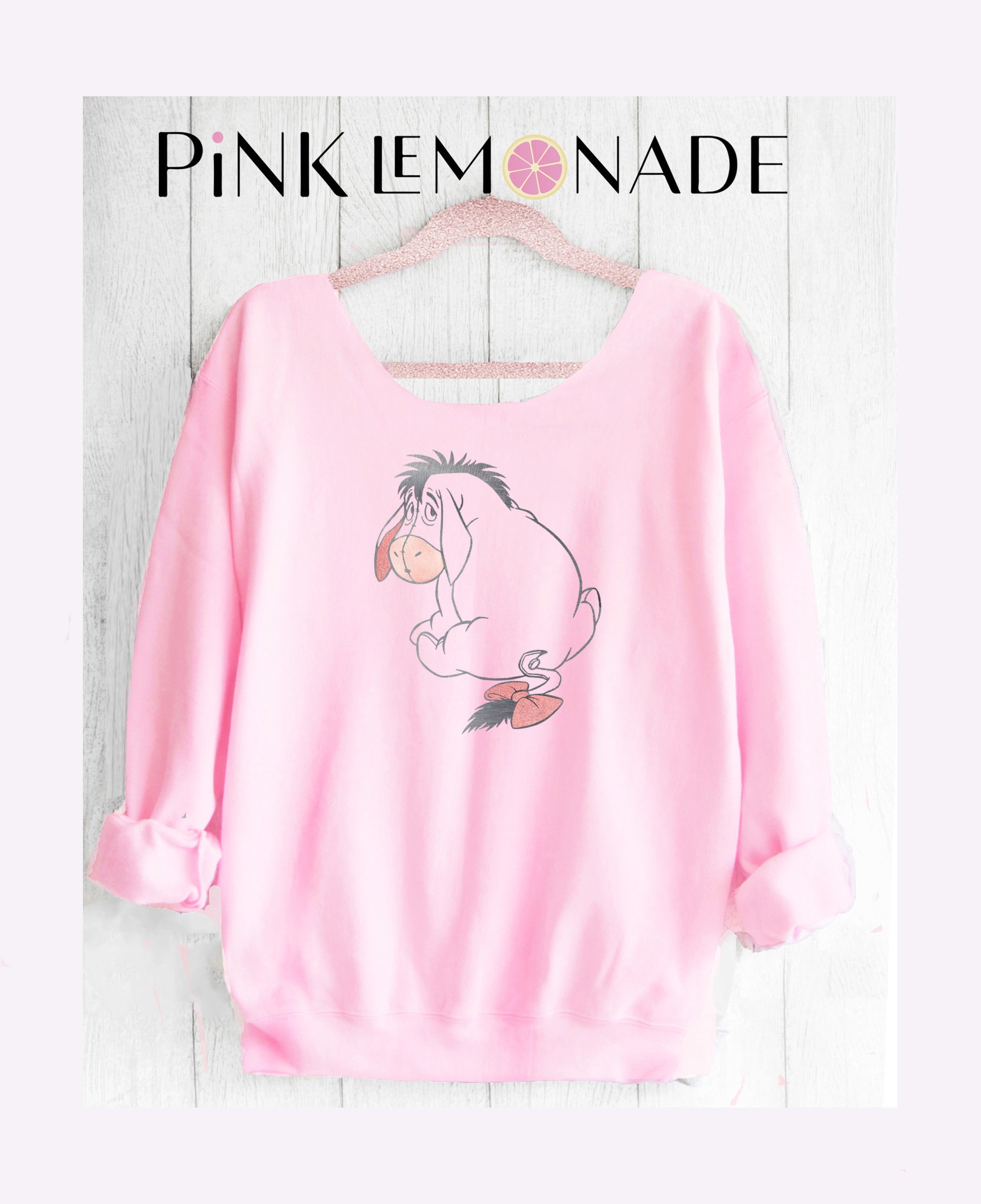 EEYORE. Eeyore Sweatshirt. Eeyore Shirt. off Shoulder | Etsy