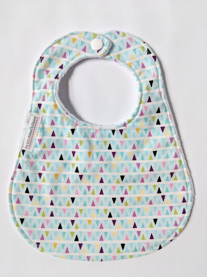 Triangle Newborn Gift Set - Bib - Burp Cloth - Blanket - Baby - Newborn ...