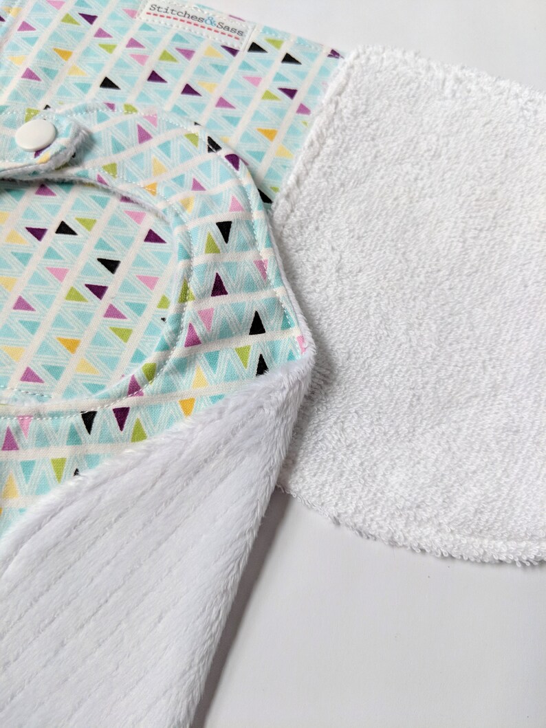 Triangle Newborn Gift Set - Bib - Burp Cloth - Blanket - Baby - Newborn ...