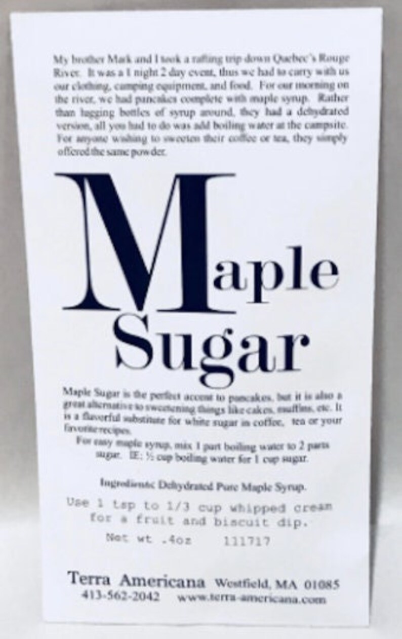 Maple Sugar - Etsy