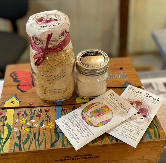 Foot Soak in Jars & Sample Sizes | Etsy