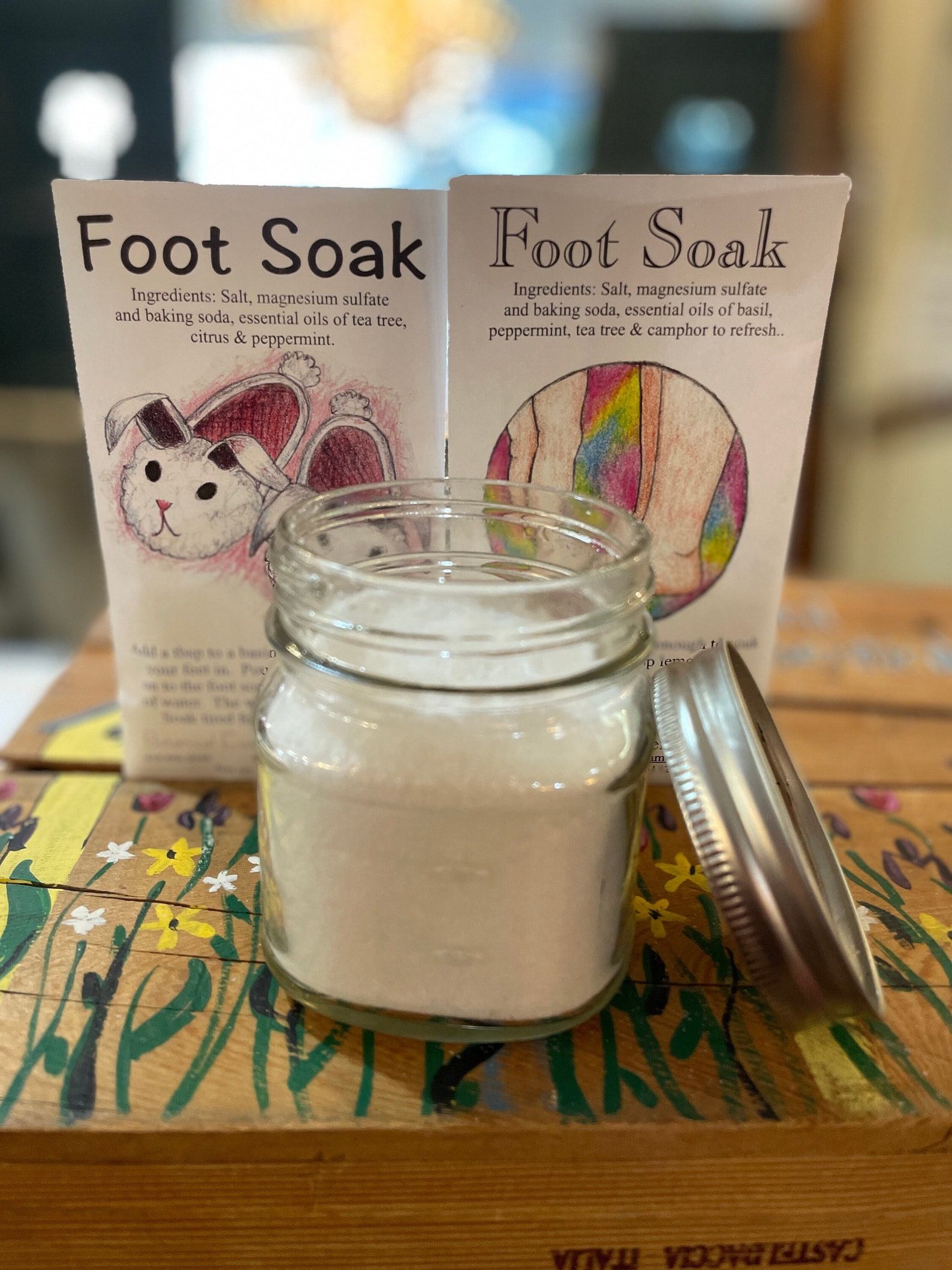Foot Soak in Jars & Sample Sizes - Etsy