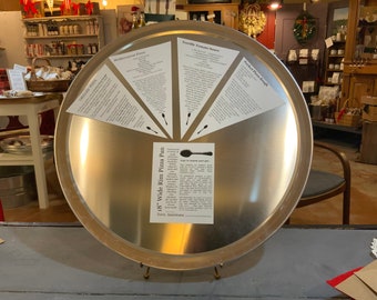 REMA Deep Dish Pizza Pan Aluminum Round 12 Inches Vented Perforated USA ...